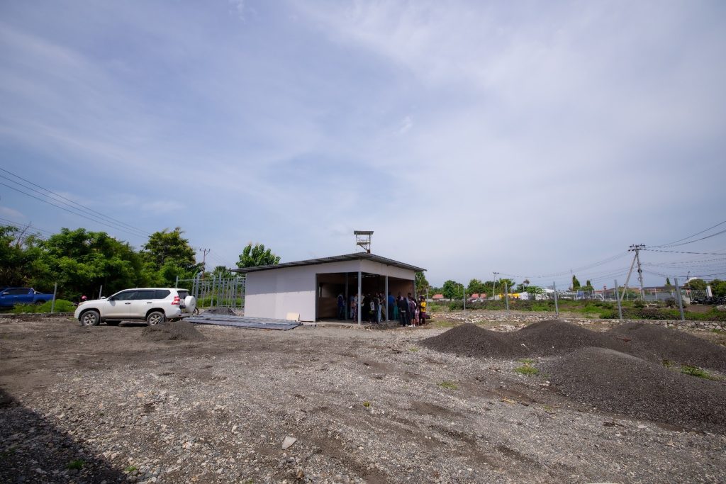 𝐌𝐃𝐑𝐇𝐂 𝐌𝐢𝐧𝐢𝐬𝐭𝐞𝐫 𝐯𝐢𝐬𝐢𝐭𝐬 𝐂𝐨𝐧𝐬𝐭𝐫𝐮𝐜𝐭𝐢𝐨𝐧 𝐨𝐟 𝐂𝐚𝐟𝐞𝐭𝐞𝐫𝐢𝐚 𝐚𝐭 𝐁𝐚𝐭𝐮𝐠a𝐝𝐞 𝐁𝐨𝐫𝐝𝐞𝐫 – MDRHC